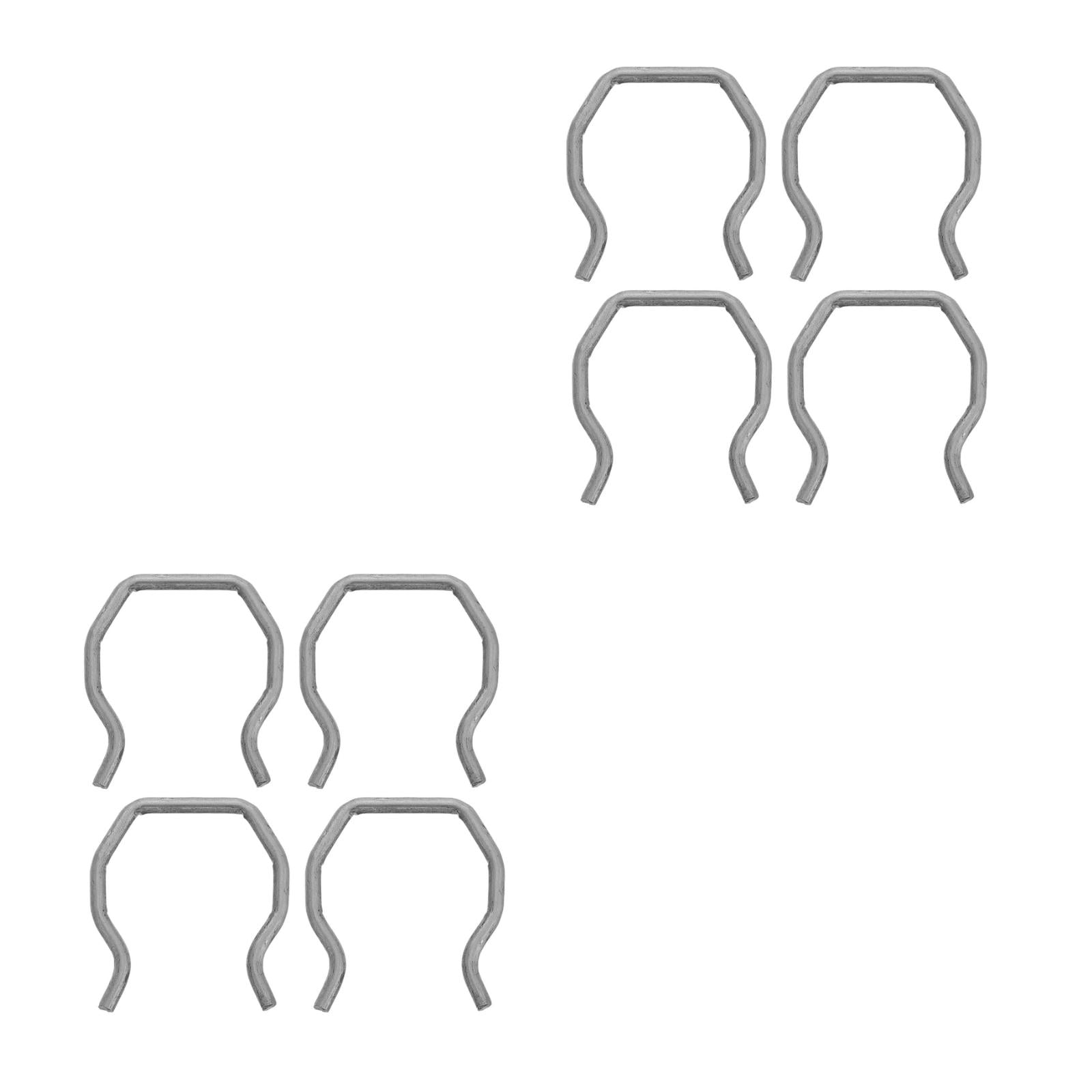 OUNONA 8 pcs Car Injector Connector Clamps Iron Plug Retainer Clips ...