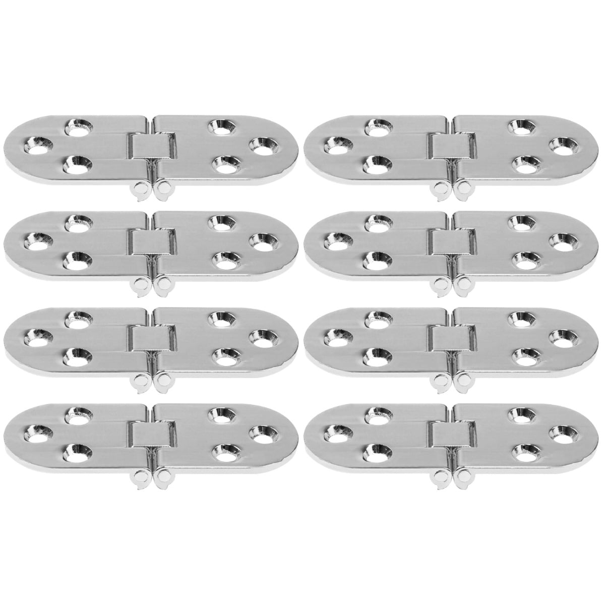 OUNONA 8 pcs Folding Sewing Table Hinges Sewing Machine Tray Table 180 ...