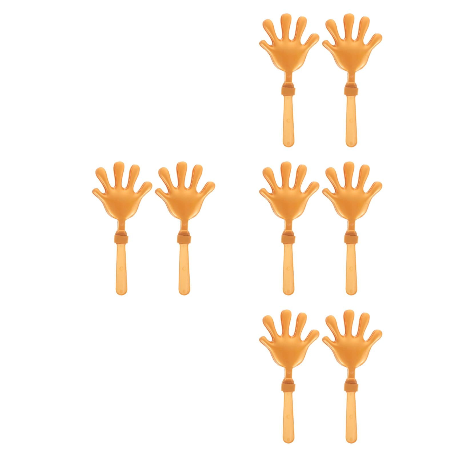 OUNONA 8 pcs Hand Clapper Noisemaker For Sporting Events Plastic Hand ...
