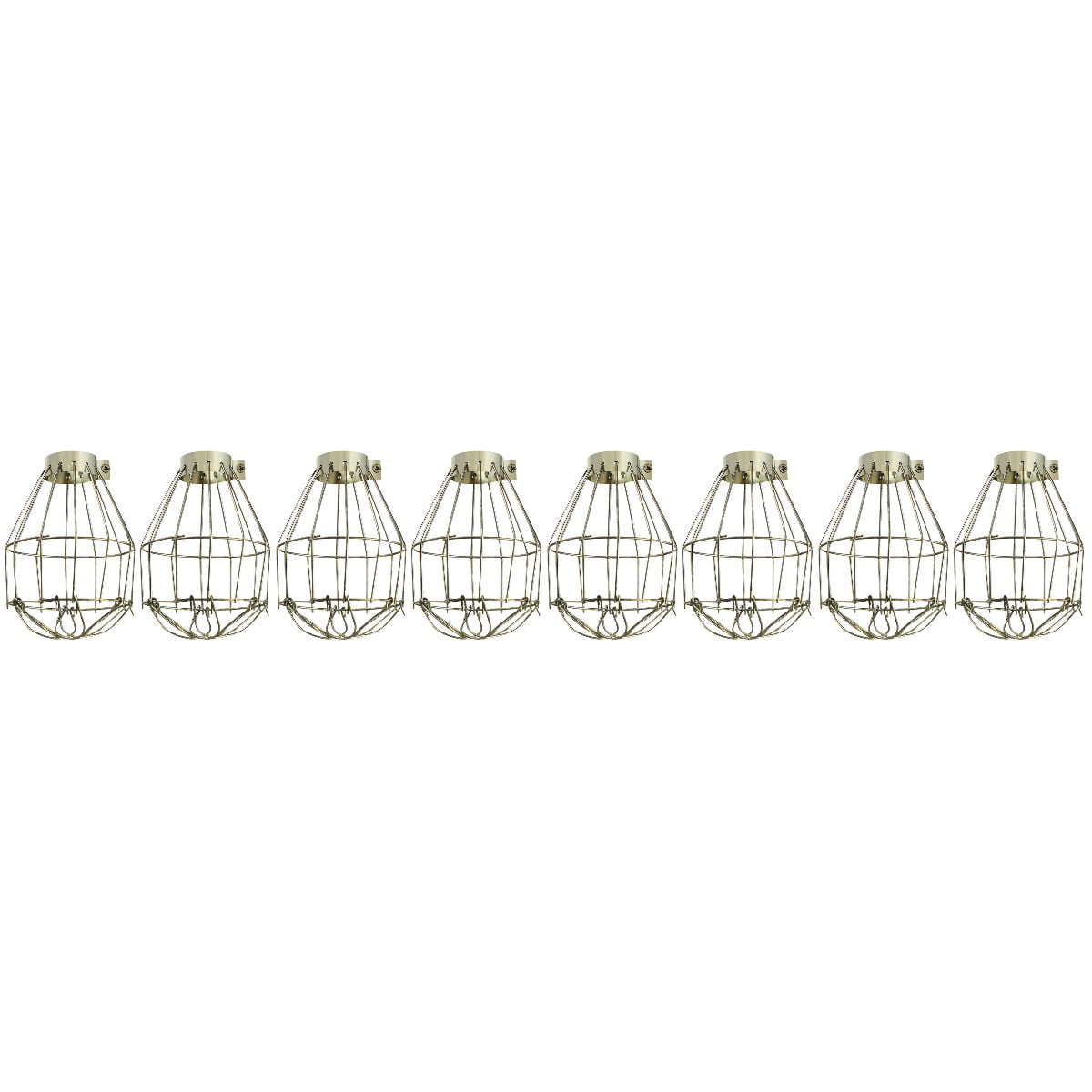 OUNONA 8 pcs Lamp Bulb Guard Metal Lamp Cage Metal Bulb Guard ...