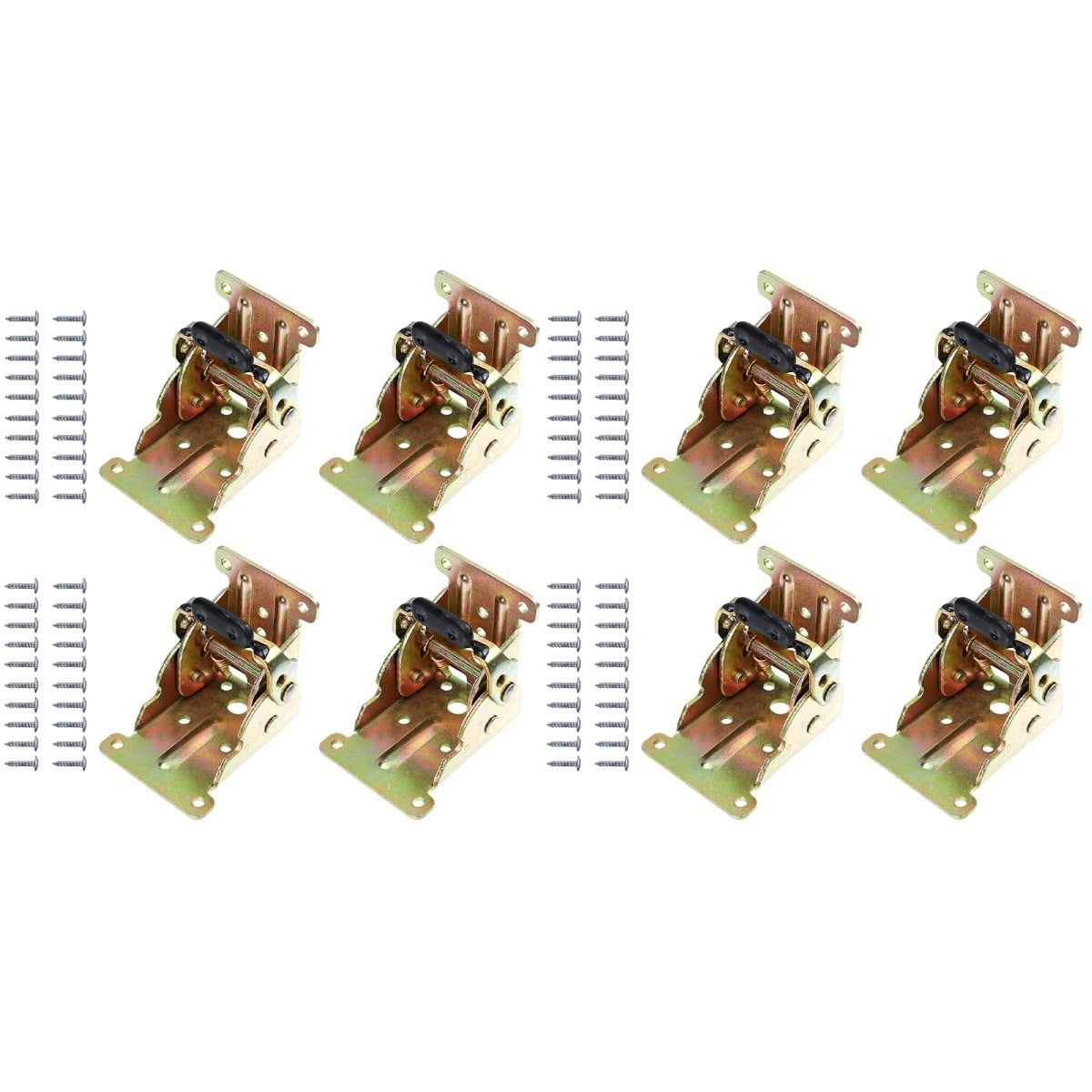 OUNONA 8 pcs Locking Hinge 90 Degree Locking Foldable Hinges Folding ...