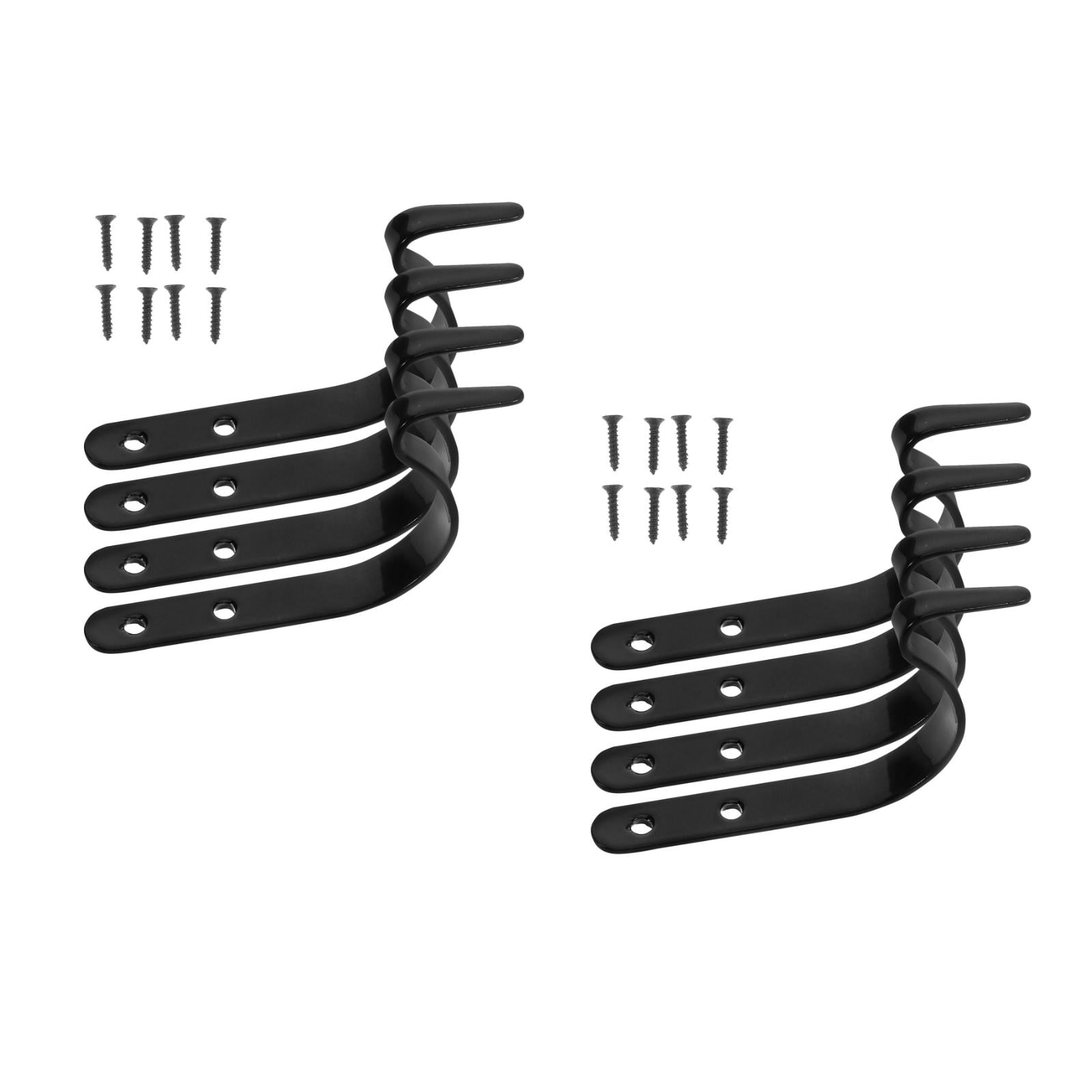 OUNONA 8 pcs Metal Hanging Hook Plants Brackets Iron Wall Mount Hanger ...