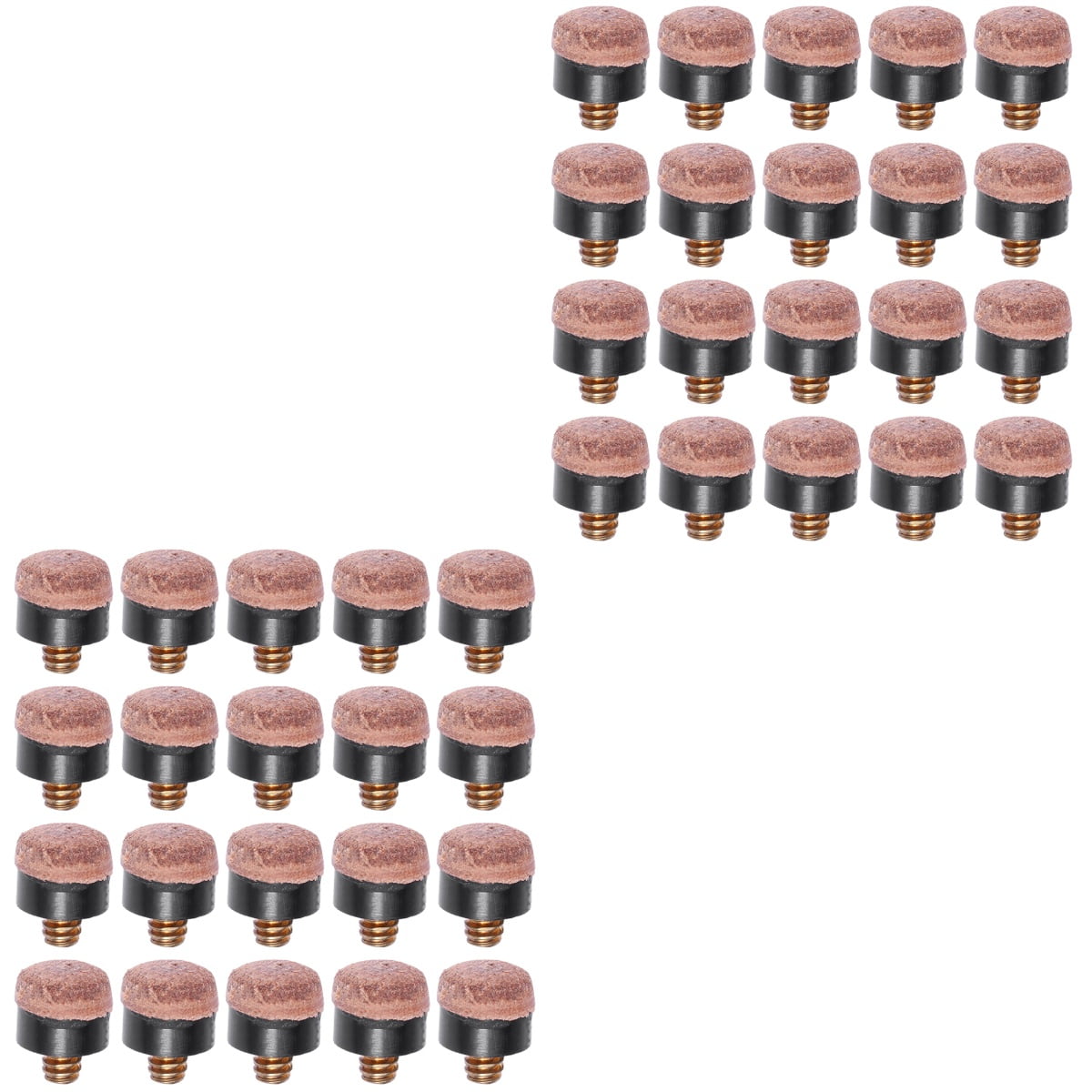 OUNONA 80 Pcs Billiard Cue Replacement Tips Screw-on Cue Tips ...