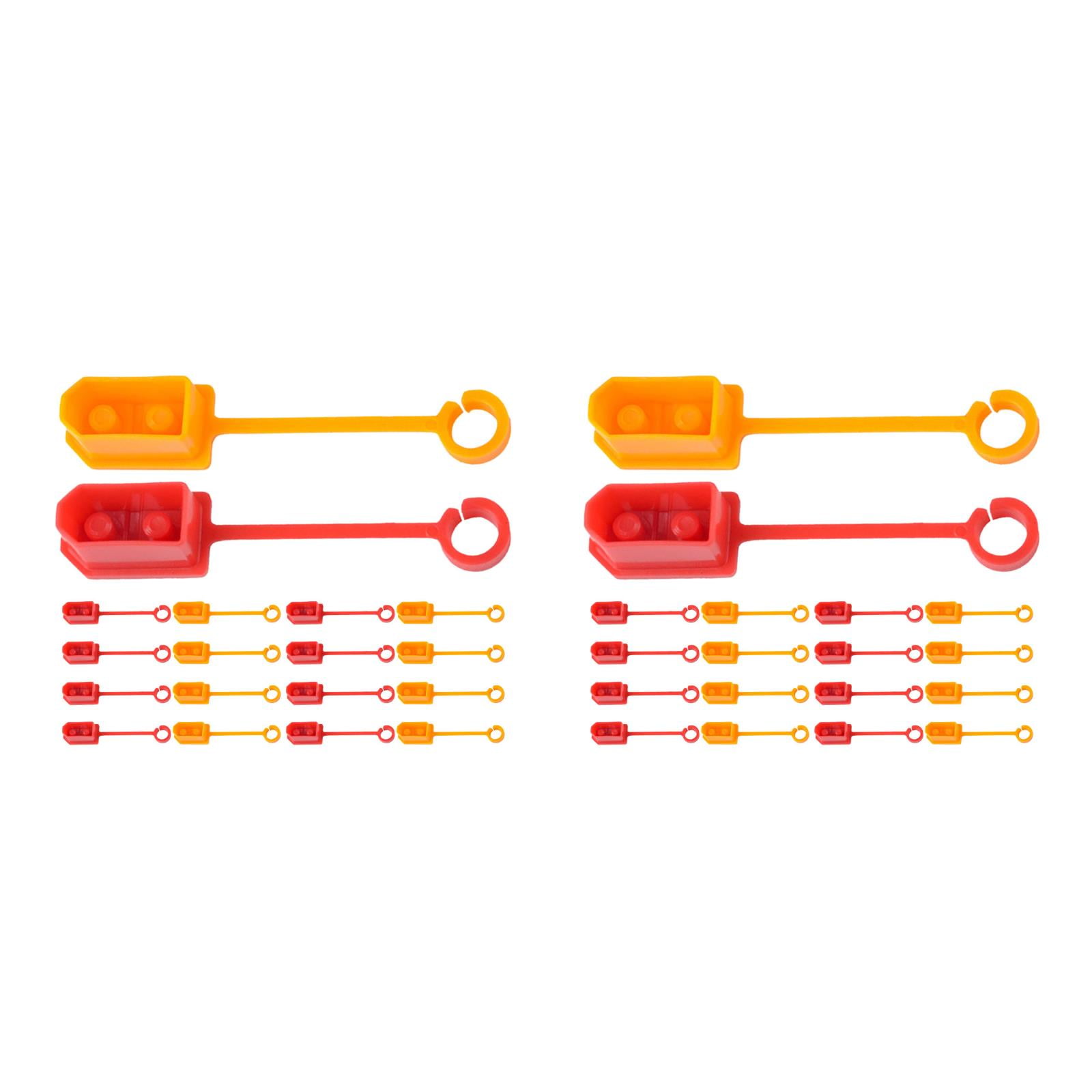 OUNONA Masteelf 80 PCS Plastic Plug Safety Covers Insulated Caps for RC ...