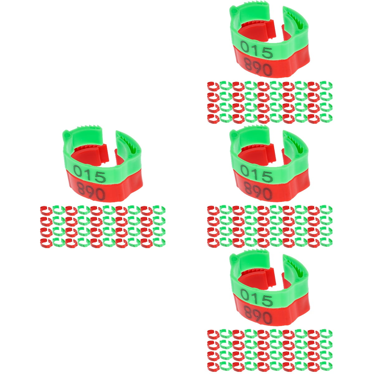 OUNONA 800 pcs Chicken Leg Bands Chicken Leg Tags with Number Chicken ...