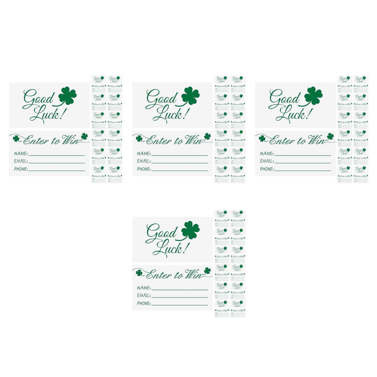 OUNONA 800 pcs Multi-Use Blank Raffle Cards for Contest Entry Form ...