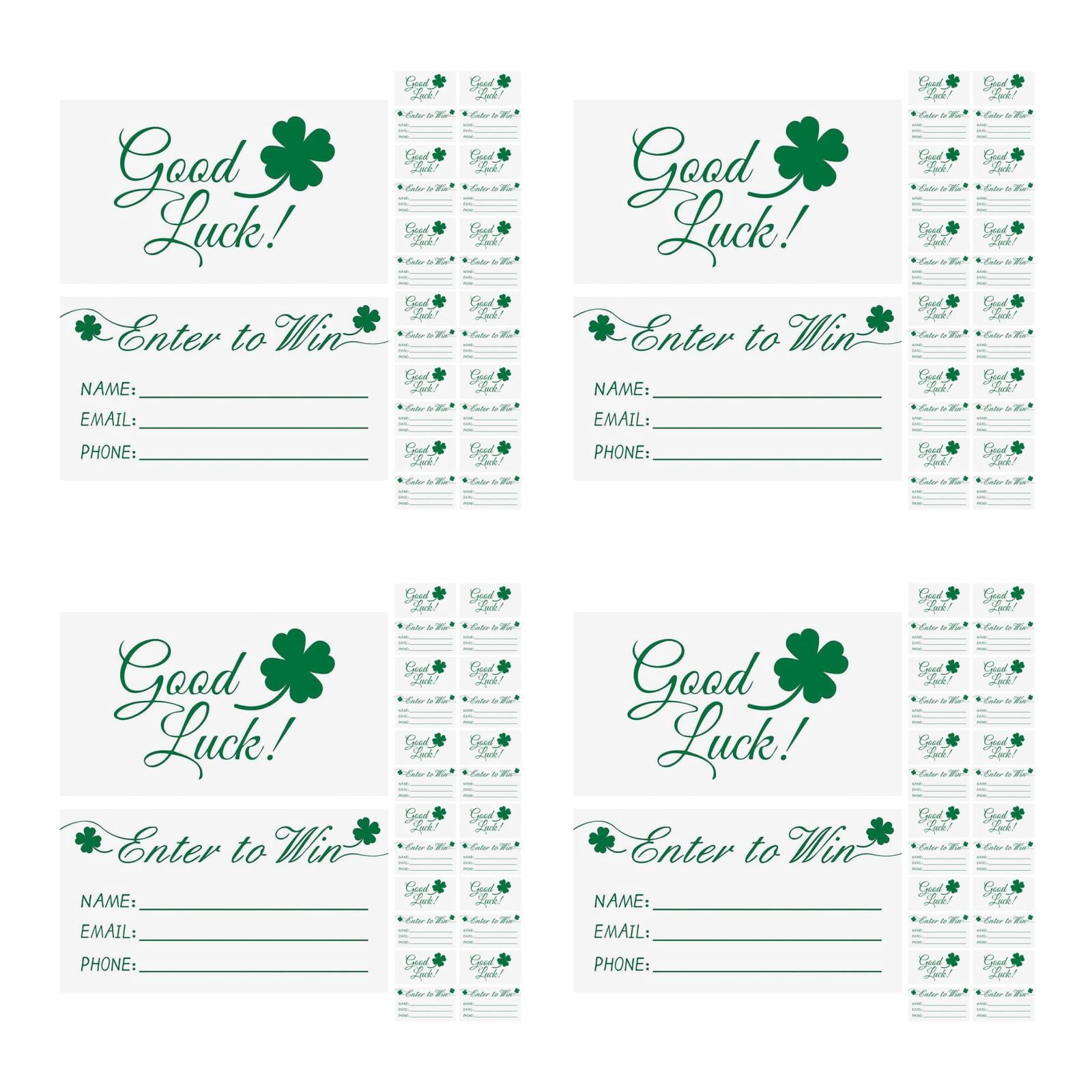 OUNONA 800 pcs Multi-Use Blank Raffle Cards for Contest Entry Form ...