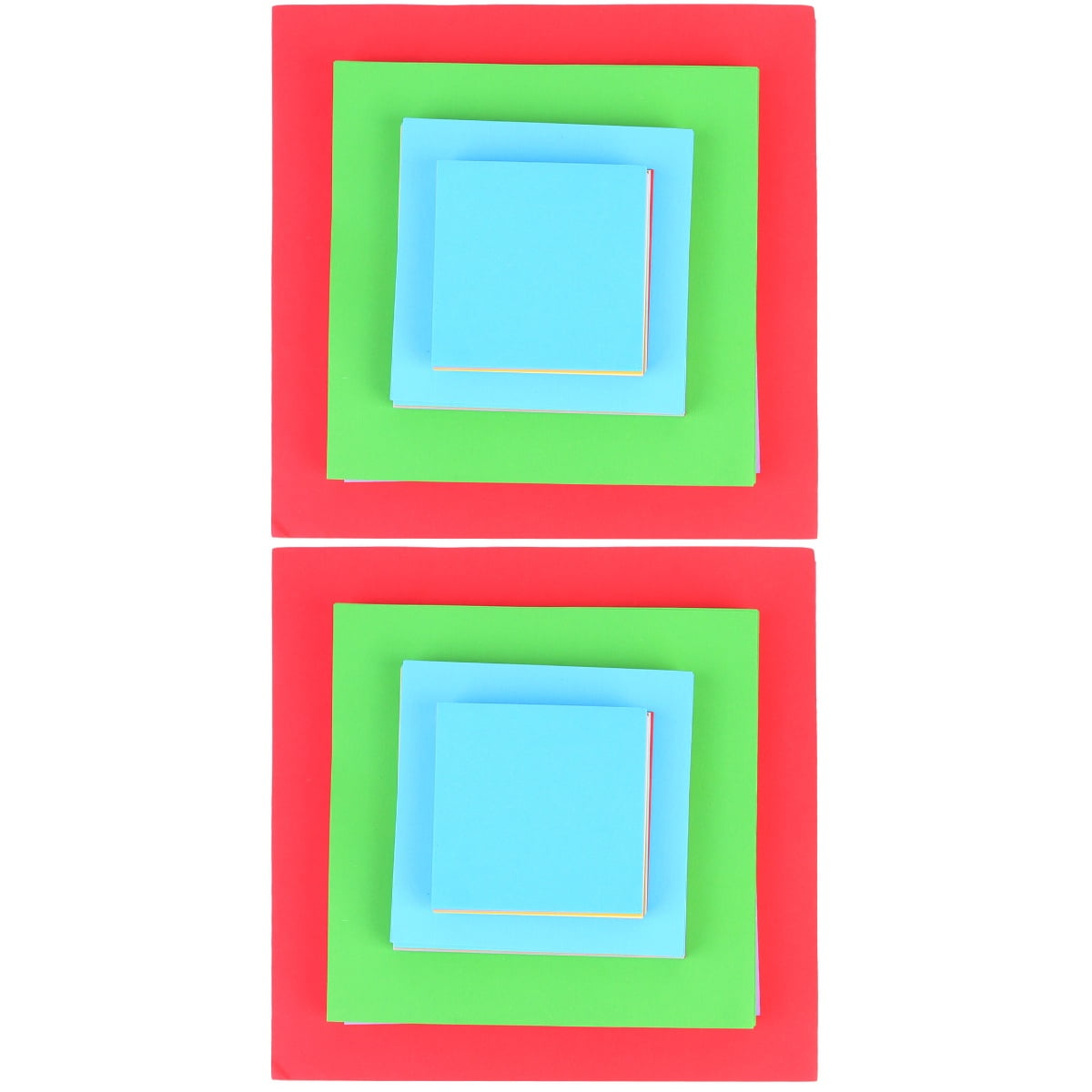 OUNONA 800 pcs Square Origami Colorful Paper Cuttings Paper Crane Paper ...