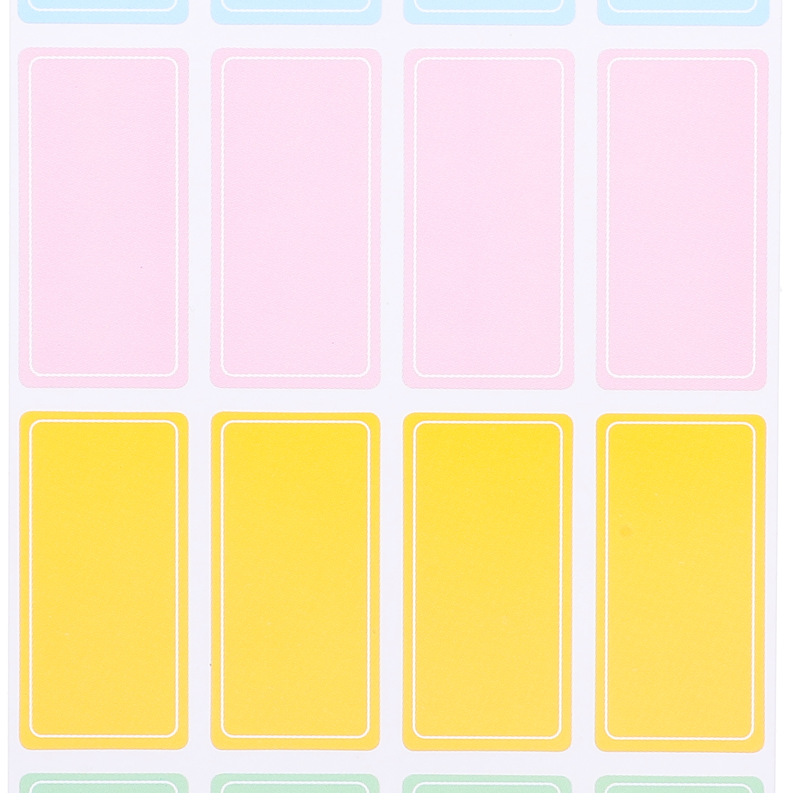 OUNONA 80pcs Name Tags Blank Sticky Labels Stickers Classification ...