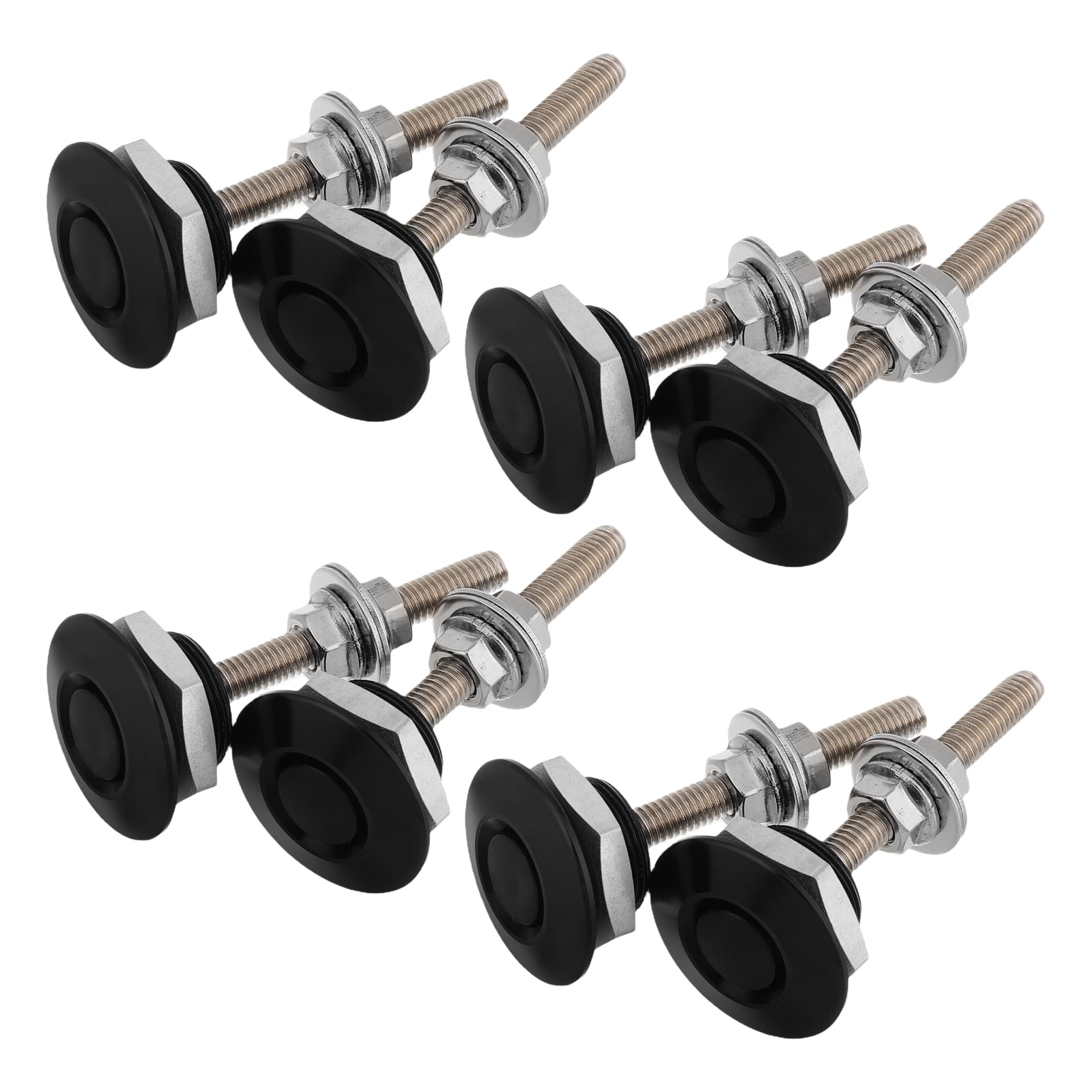 OUNONA 8PCS Vehicle Bonnet Hood Lock Quick Release Latch Pin Kit Car ...