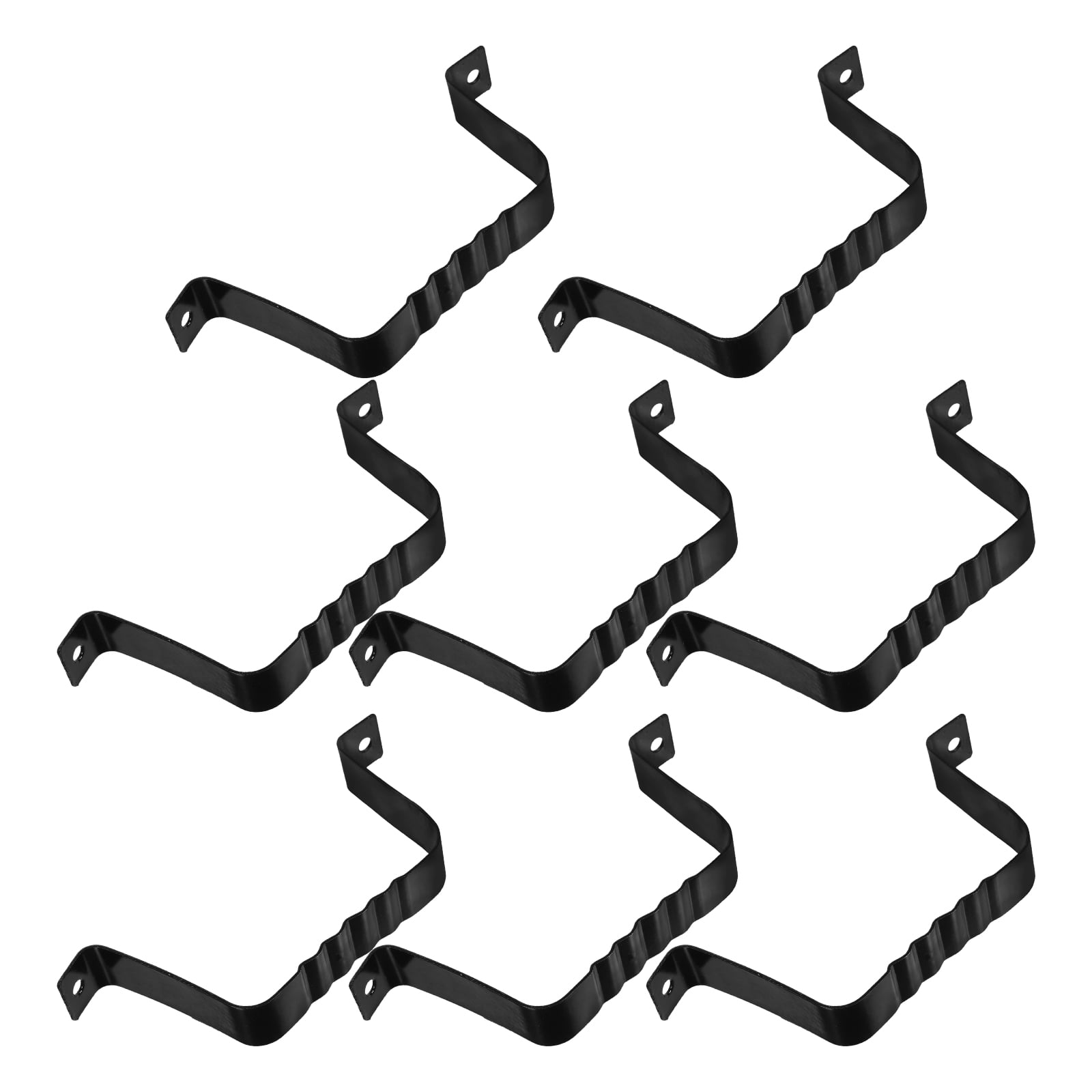 OUNONA 8Pcs Gutter Bracket Strap Gutter Drainage Connector Aluminum ...