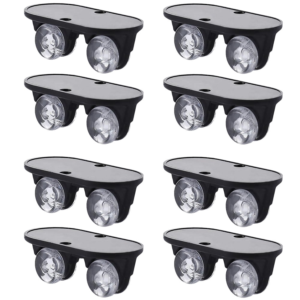 OUNONA 8Pcs Storage Box Wheel -way Roller Tool Accessories Kit (Black ...