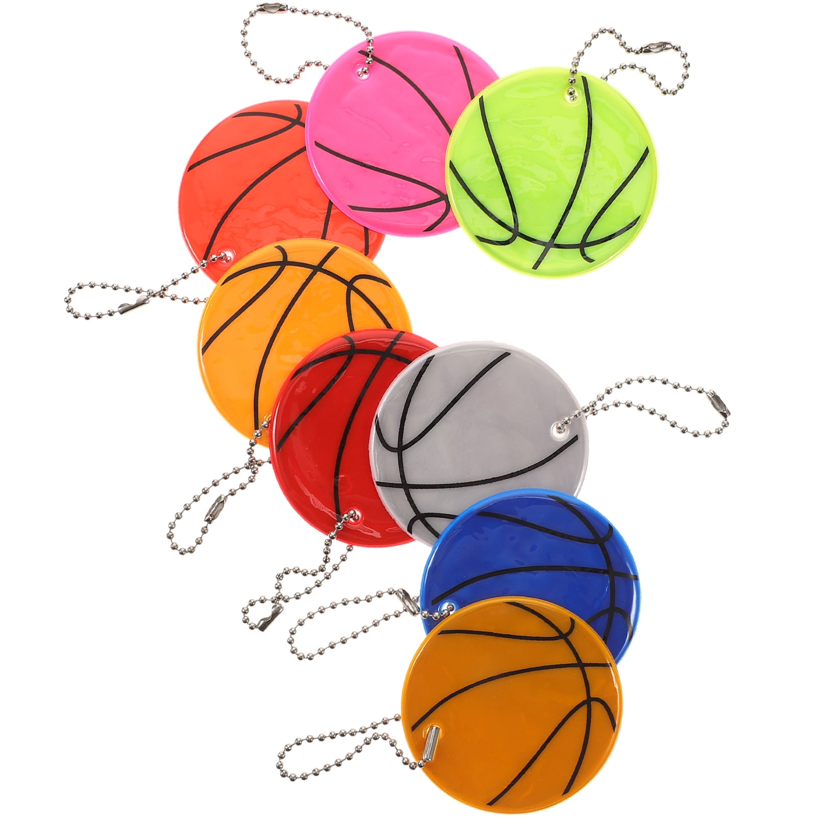 OUNONA 8Pcs Super Bright Safety Reflector Reflective Pendant for ...