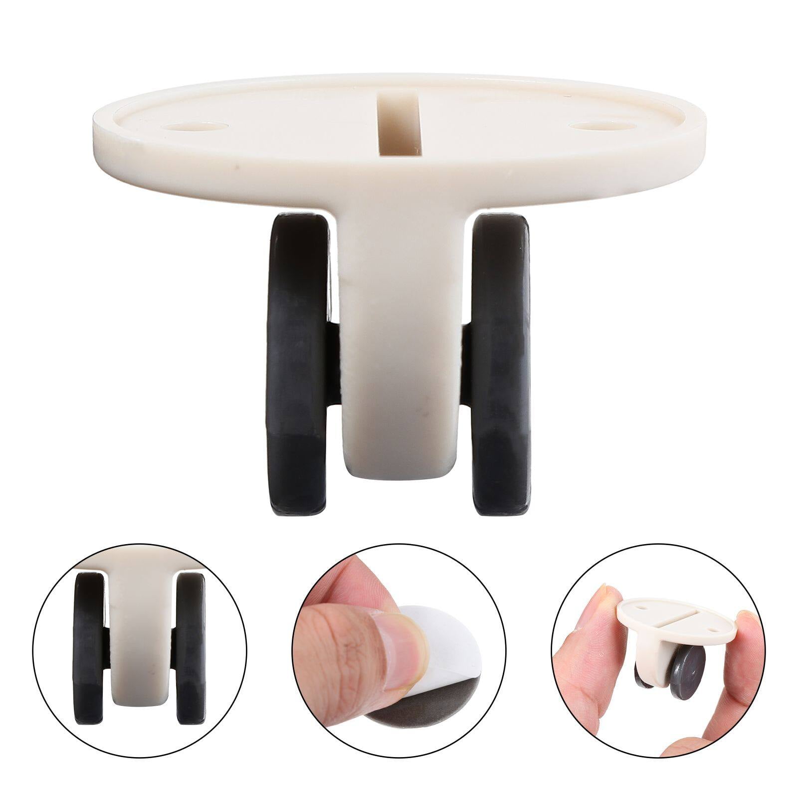 OUNONA 8Pcs Universal Castors Hard Plastic Scroll Wheels Storage Case ...