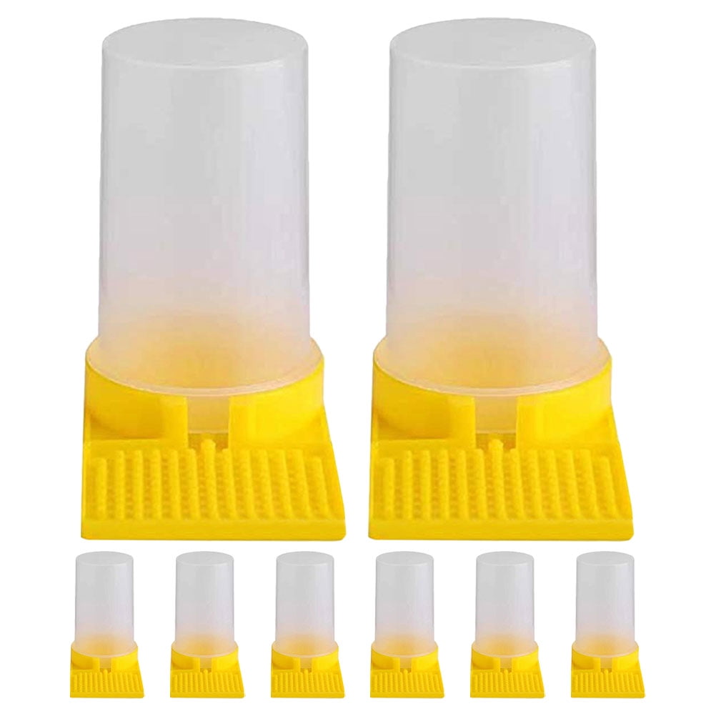 OUNONA 8pcs Bee Feeder Honeycomb Entrance Feeder Hive Insert Feeder ...