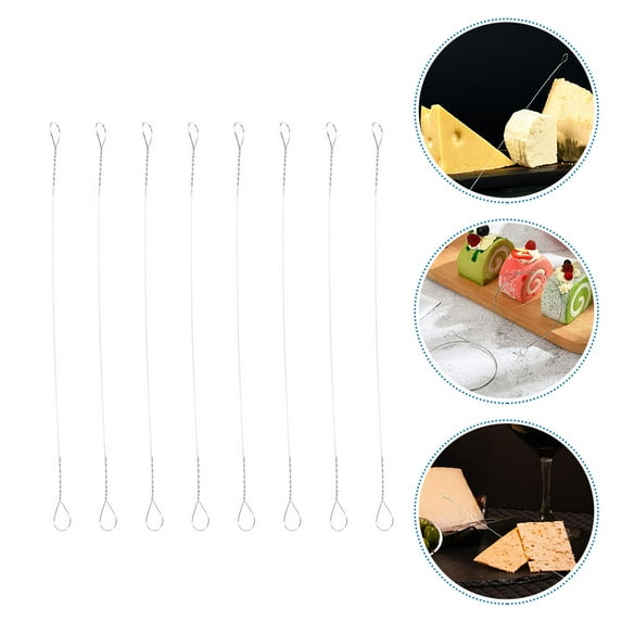 OUNONA 8pcs Cheese Wire Slicer Cheese Cutting Wire Stainless Steel ...