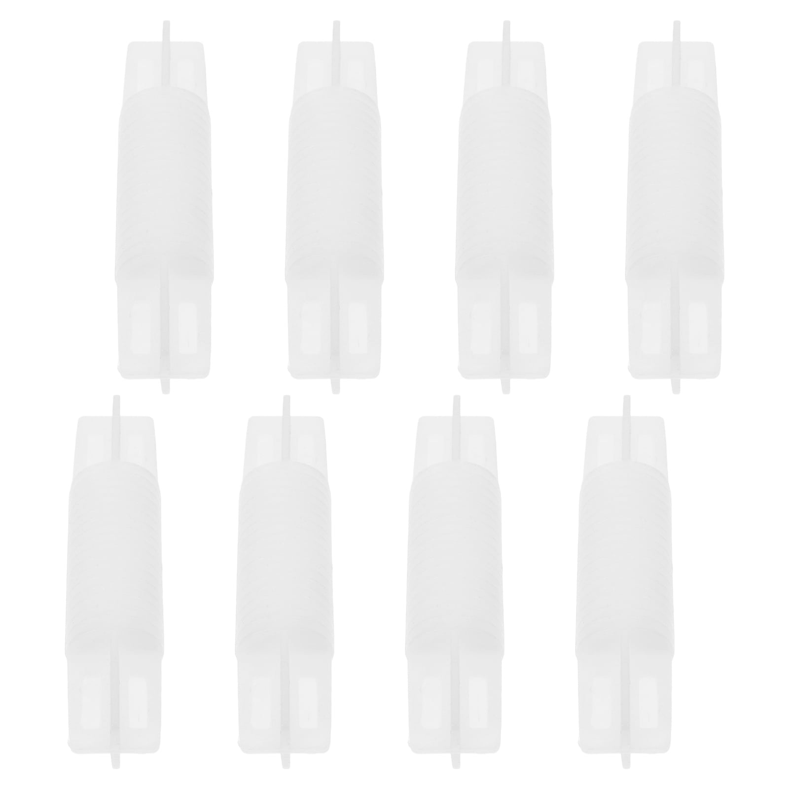 FOLOYORI Elbow Curtain Rod Adapter White 8Pcs 4.40X0.98X0.86in ...