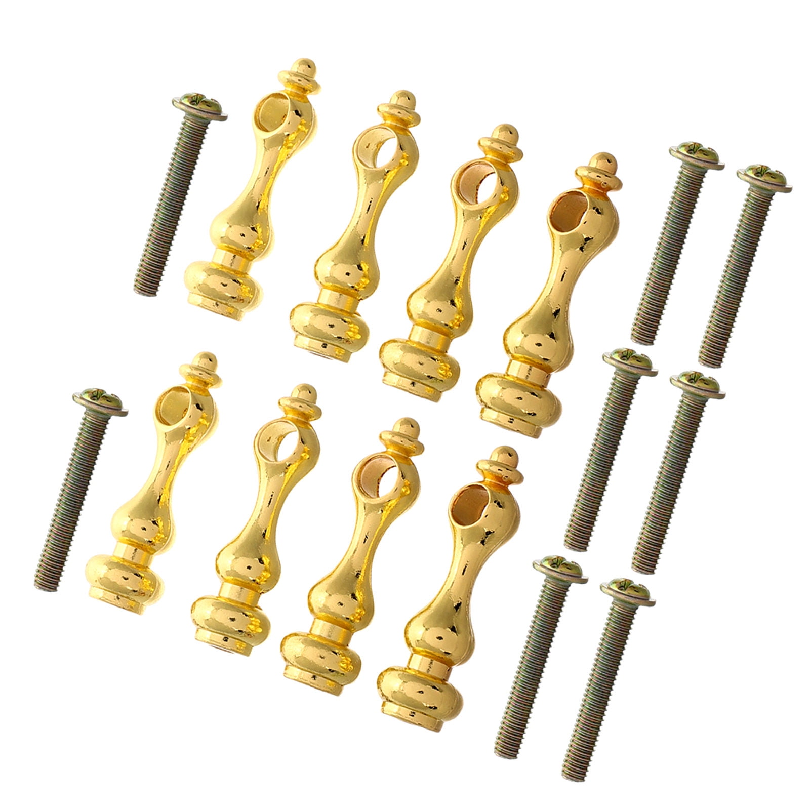 OUNONA 8pcs Decorative Iron Spindles for Furniture Glass Railing Post ...