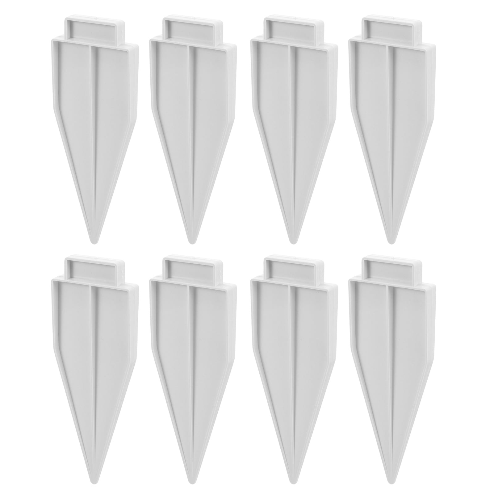 OUNONA 8pcs Fence Support Plastic Yard Fence Fixing Plugs Holder for ...