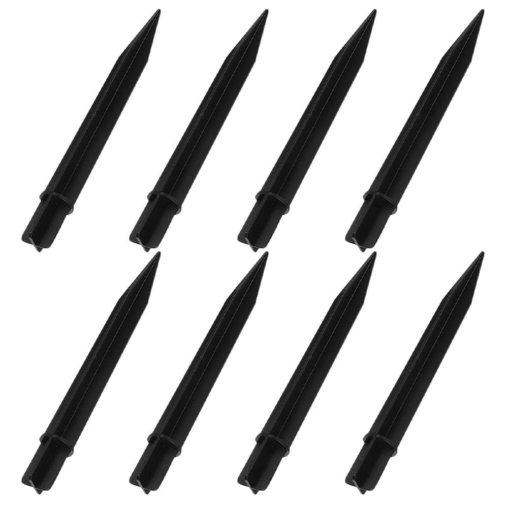 OUNONA 8pcs Ground Stakes Solar Lights Plastic Ground Stakes ...
