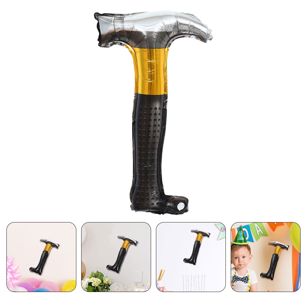 OUNONA 8pcs Hammer Balloons Construction Theme Film Balloons Cute And ...