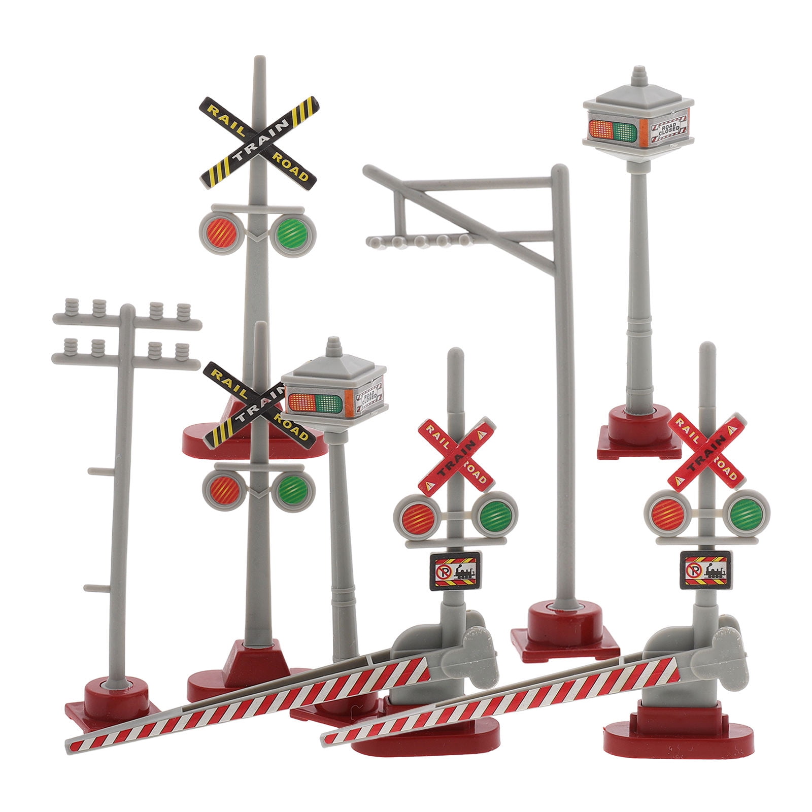 Tineasur Assorted Color Plastic Model Train Signal Lights for DIY ...