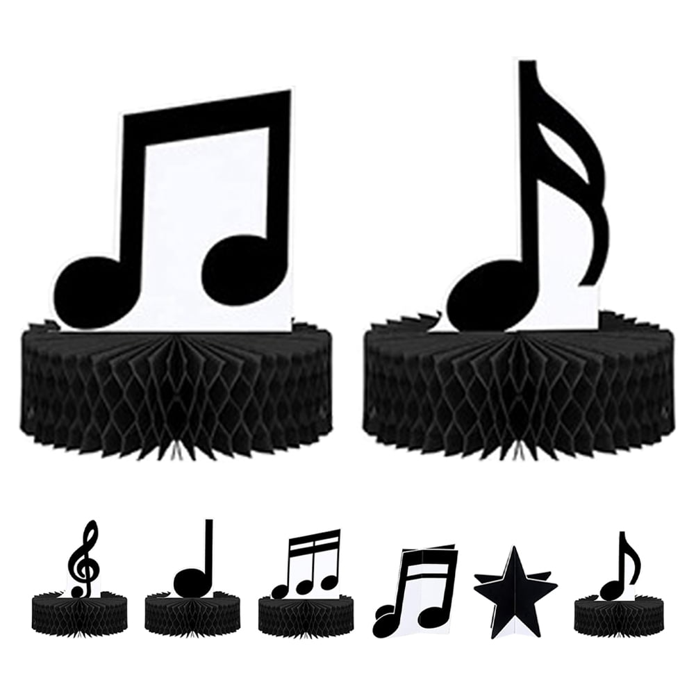 OUNONA 8pcs Musical Party Favors Music Themed Decorations for Party ...