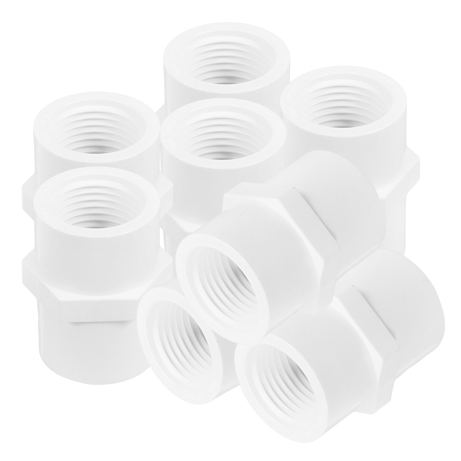 OUNONA 8pcs Pvc Slip Socket Pvc Pipe Fitting Pipe Fittings Fitting ...