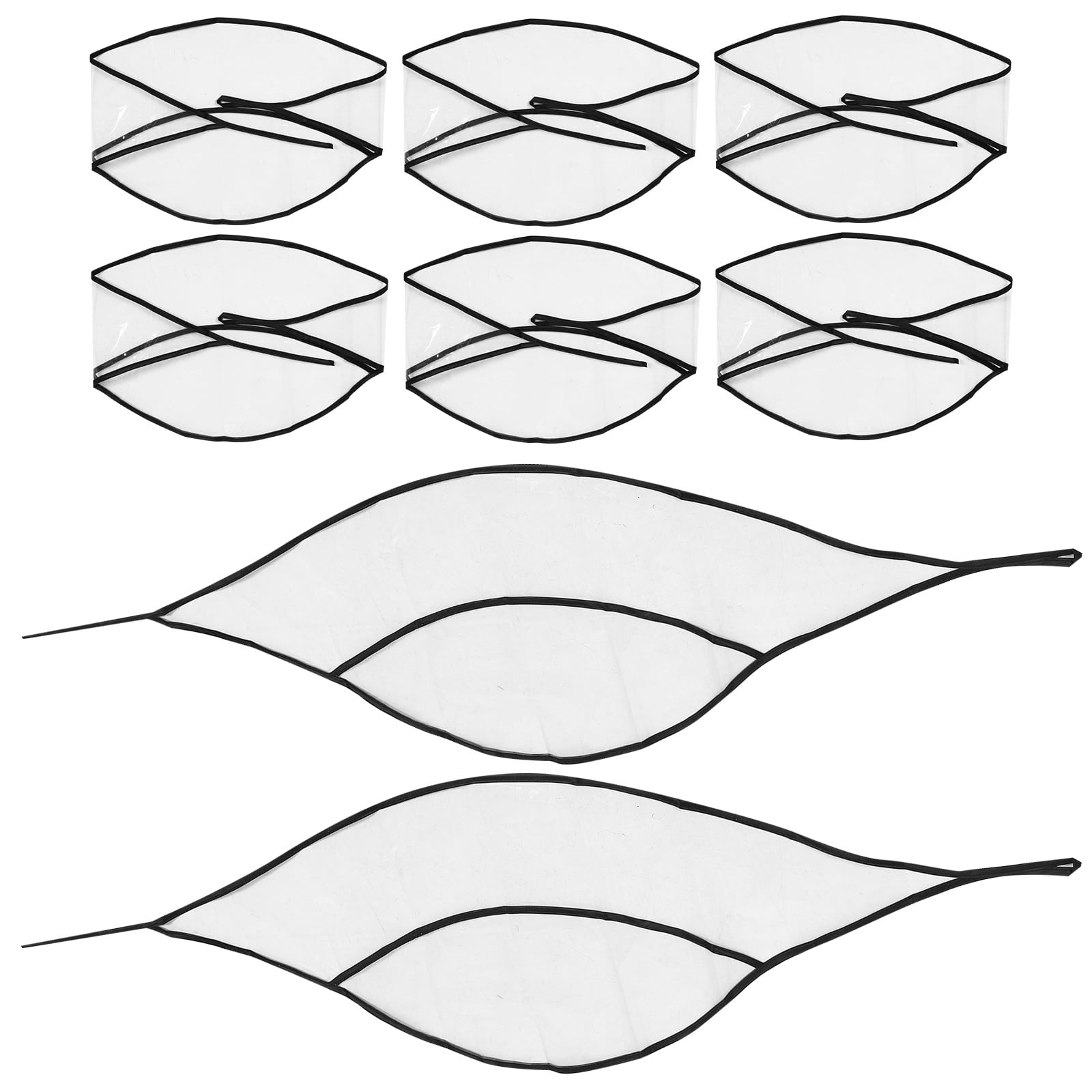 OUNONA 8pcs Rain Bonnet Rain Hat Rain Caps For Outdoor Comfortable And ...