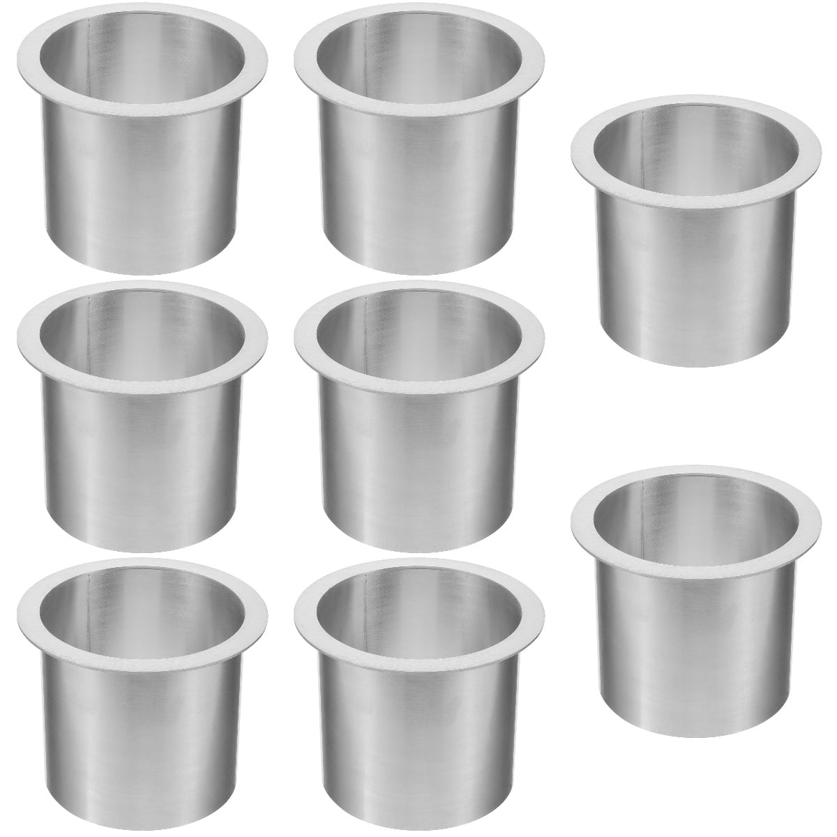 OUNONA 8pcs Stainless Steel Trash Chute Grommet Countertop Trash Chute ...