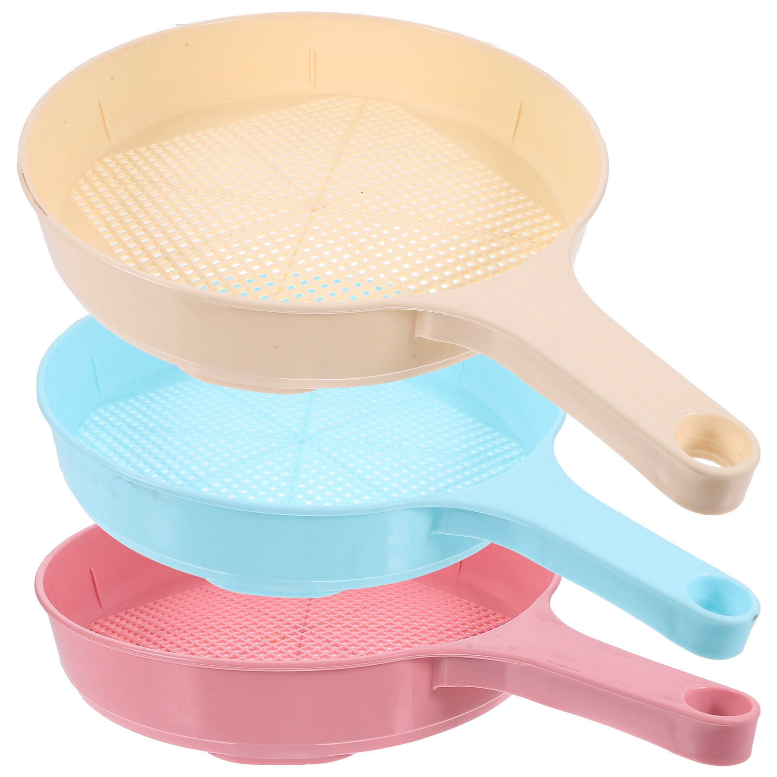 OUNONA 9 PCS Plastic Mesh Garden Sieve Household Filter Gardening Tool ...