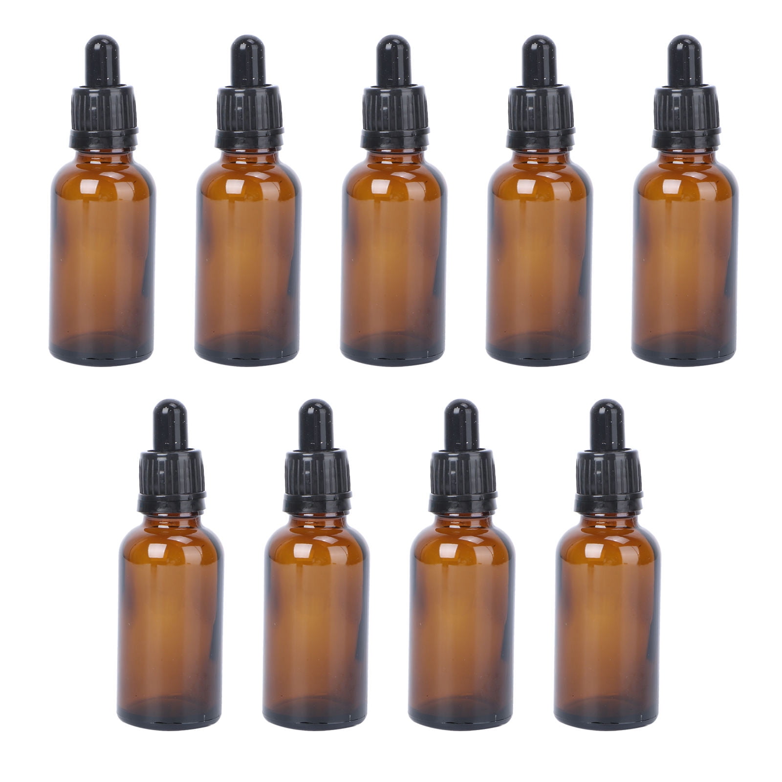 OUNONA 9 Pack Aromatherapy Dropper Bottles Essential Oil Perfume Refill ...