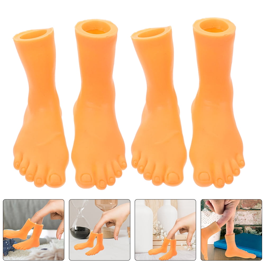 OUNONA 9 Pairs Funny Finger Puppets For Kids For Fingers Feet Covering ...