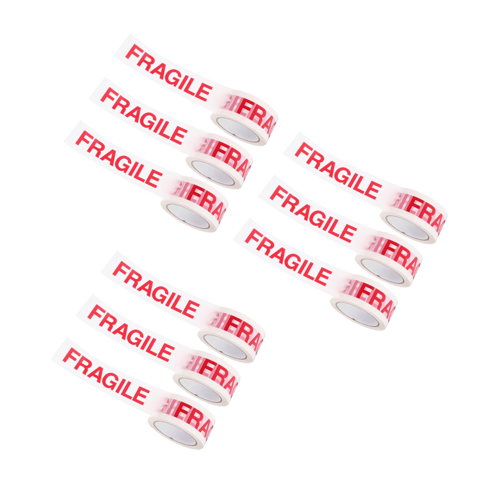 OUNONA 9 Rolls Fragile Warning Tape Shipping Moving Fragile Stickers ...
