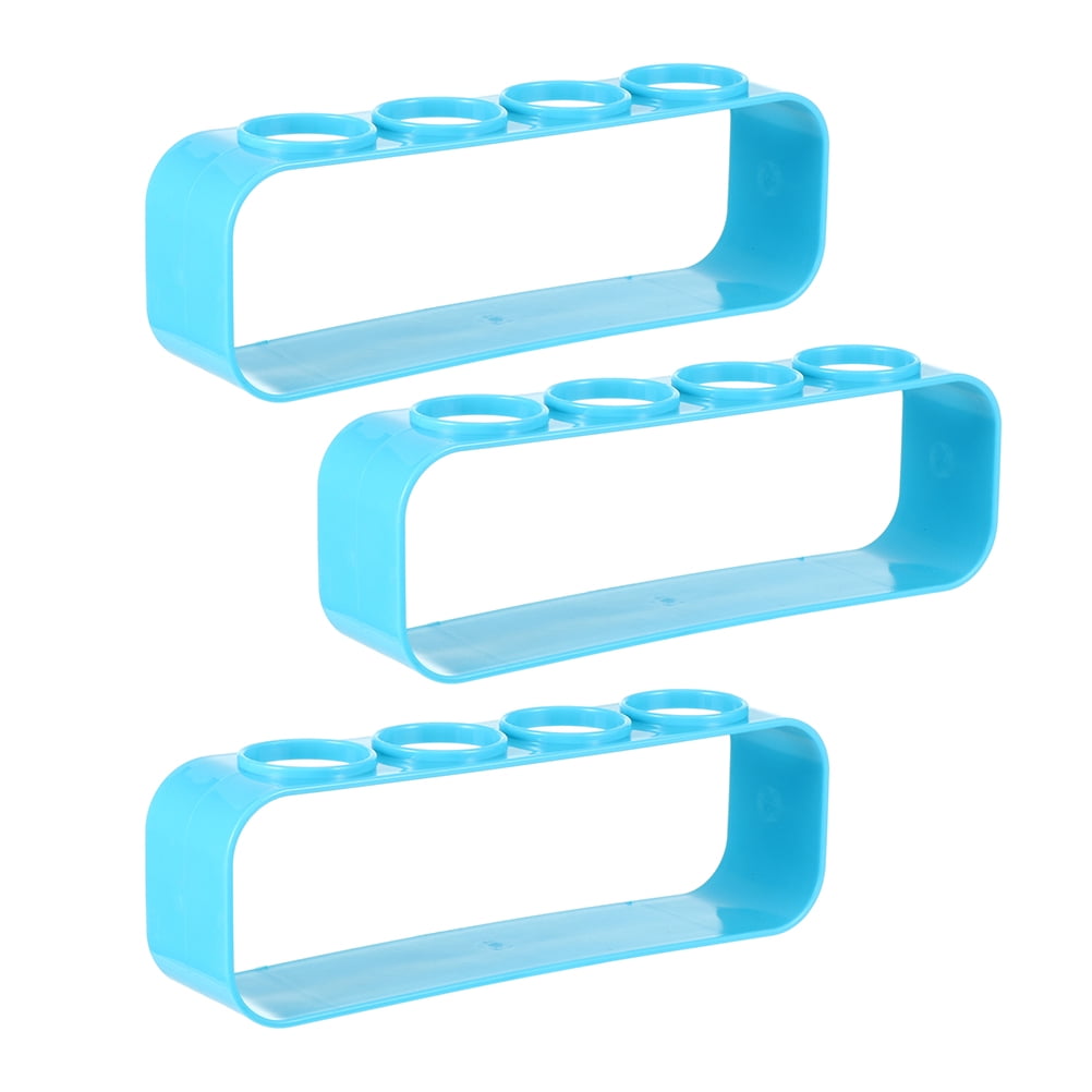 OUNONA 9 pcs Plastic Tubes Storage Rack Children Science Experiment ...