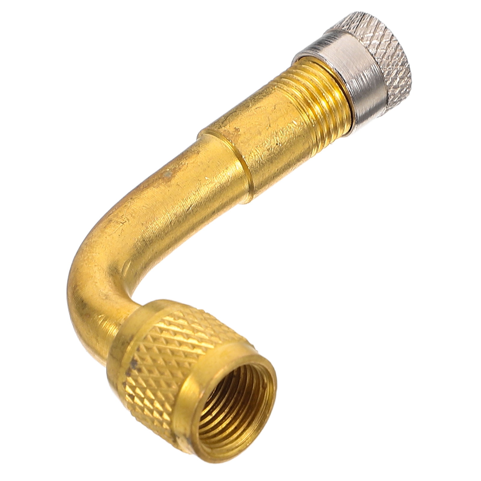 OUNONA 90 Degree Valve Extensions for Dual Wheels with Extenders Golden ...