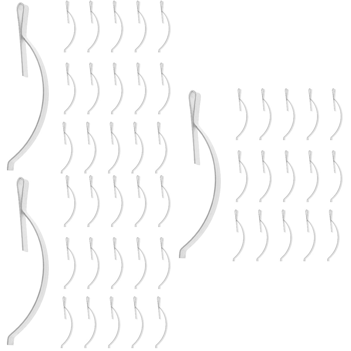 OUNONA 90 pcs Window Spring Window Screen Tension Spring Clips ...