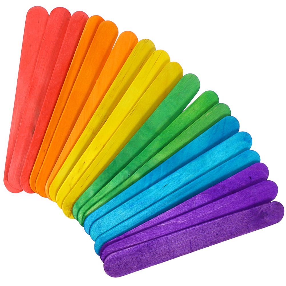 OUNONA 900 Pcs Multi-function Craft Sticks DIY Popsicles Sticks ...