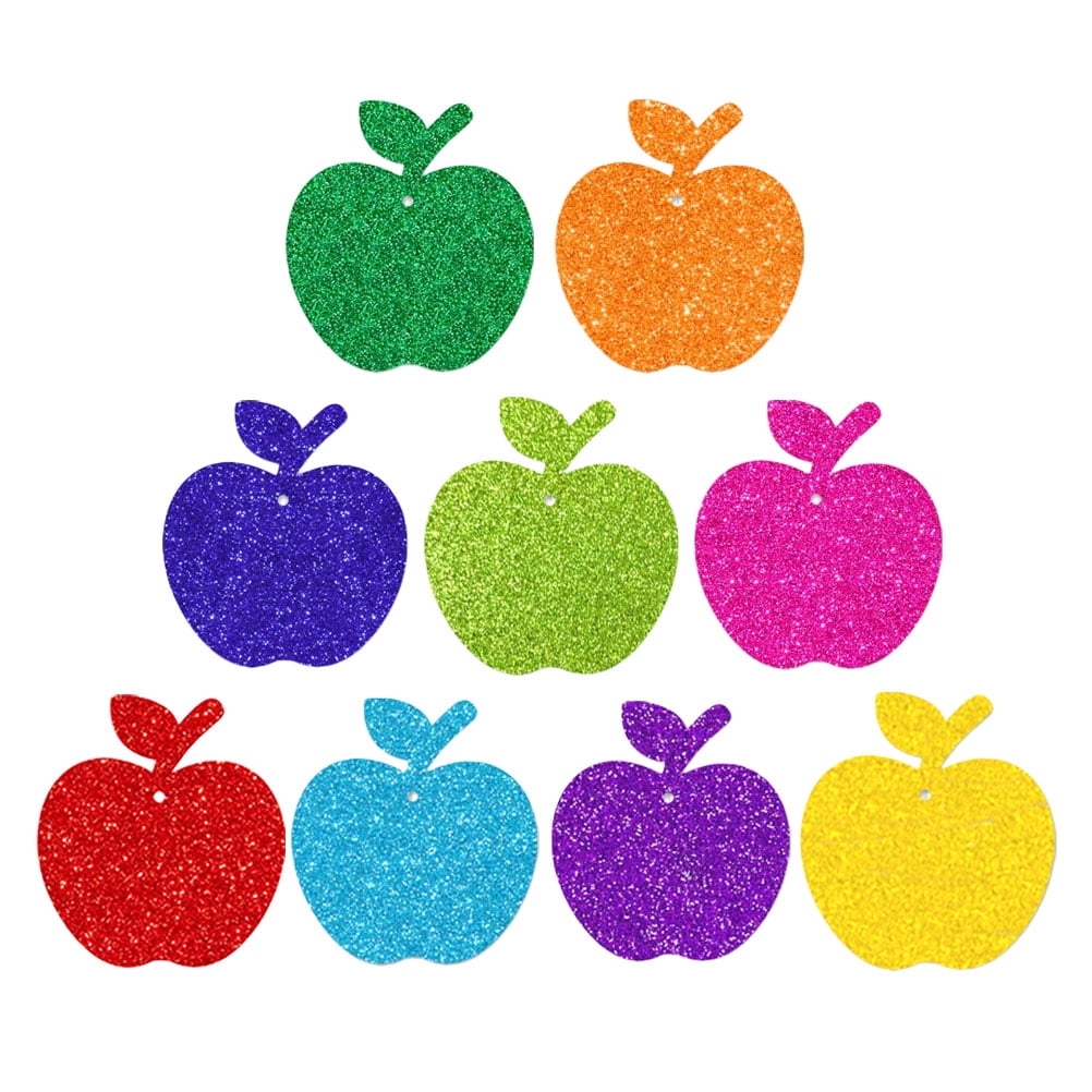 OUNONA 9pcs Apple Decoration Pieces For Bulletin Boards Doors Windows ...