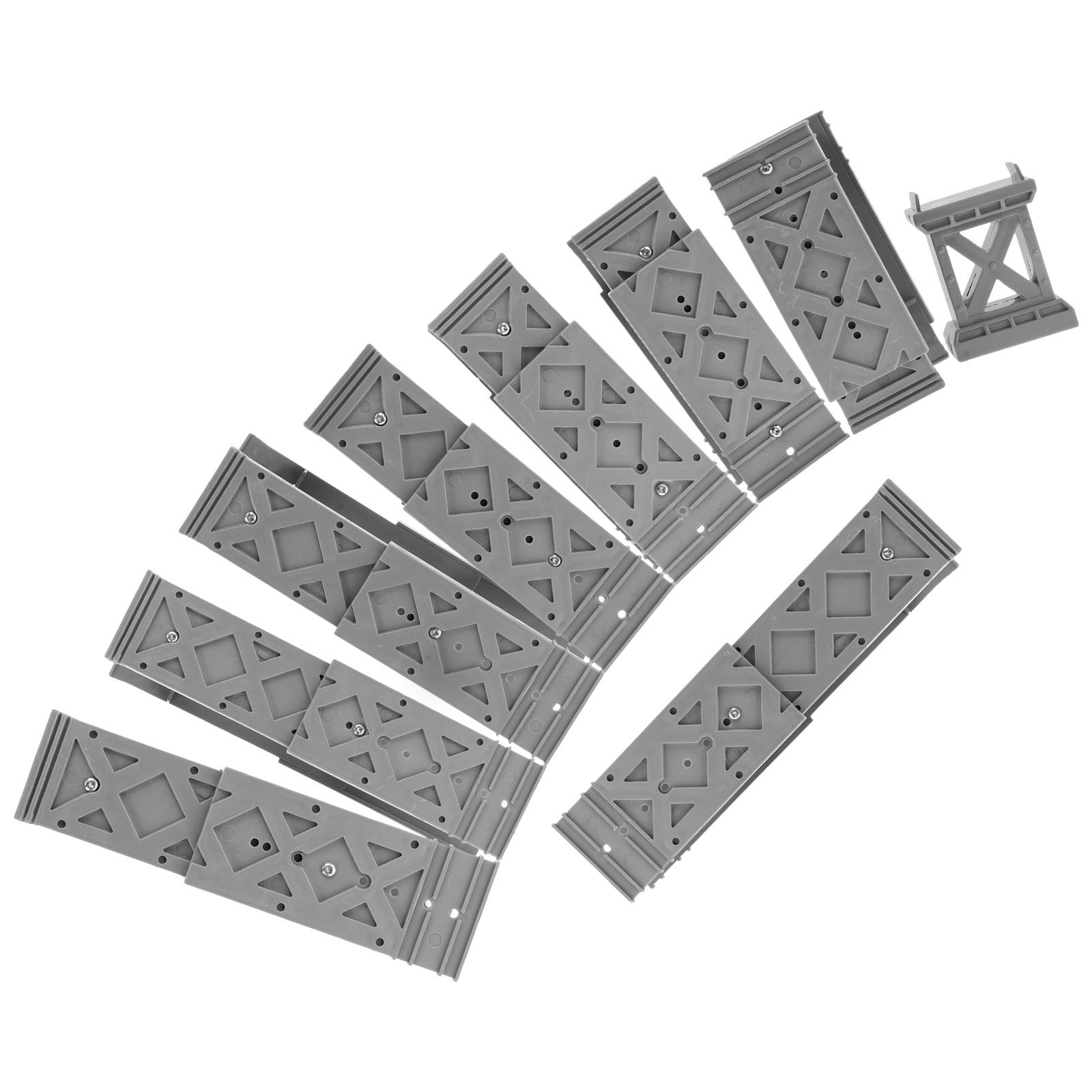 OUNONA 9pcs Decorative Bridge Pier Toy Train Bridge Railway Bridge Pier ...