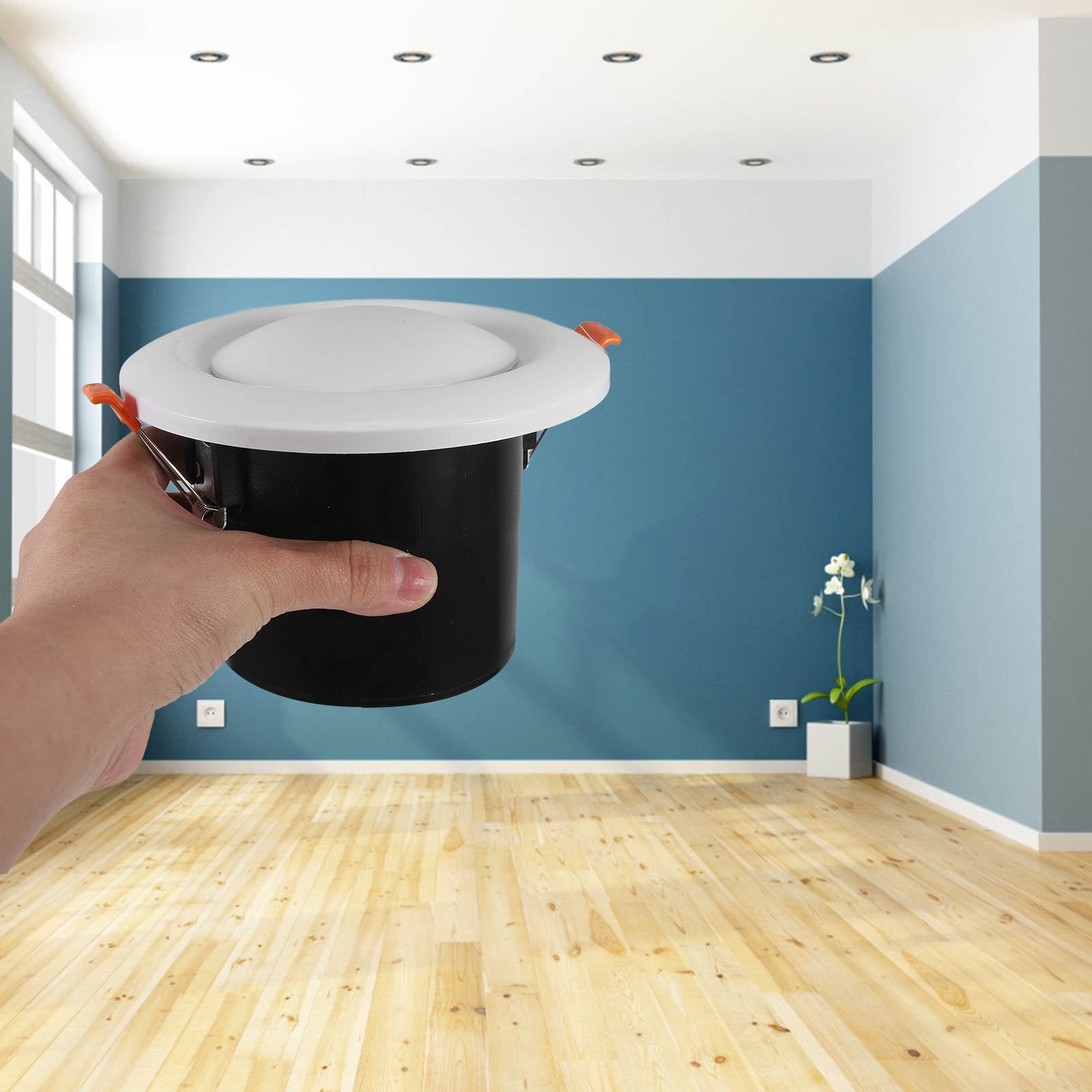 OUNONA ABS Air Valve Diffuser Circular Air Vent Cover with Spring ...