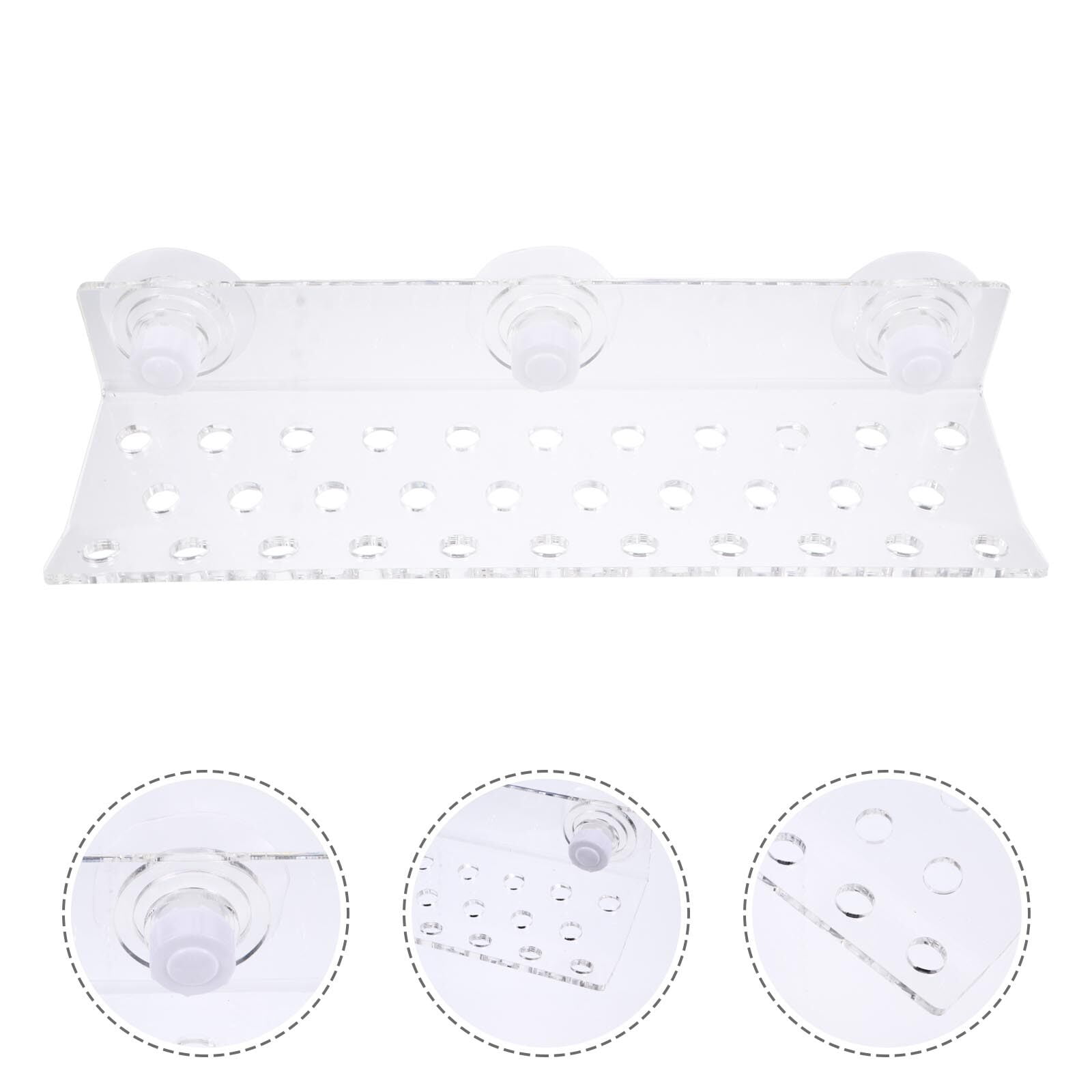 OUNONA Acrylic Coral Rack for Aquarium Fish Tank with 32-Hole Design ...