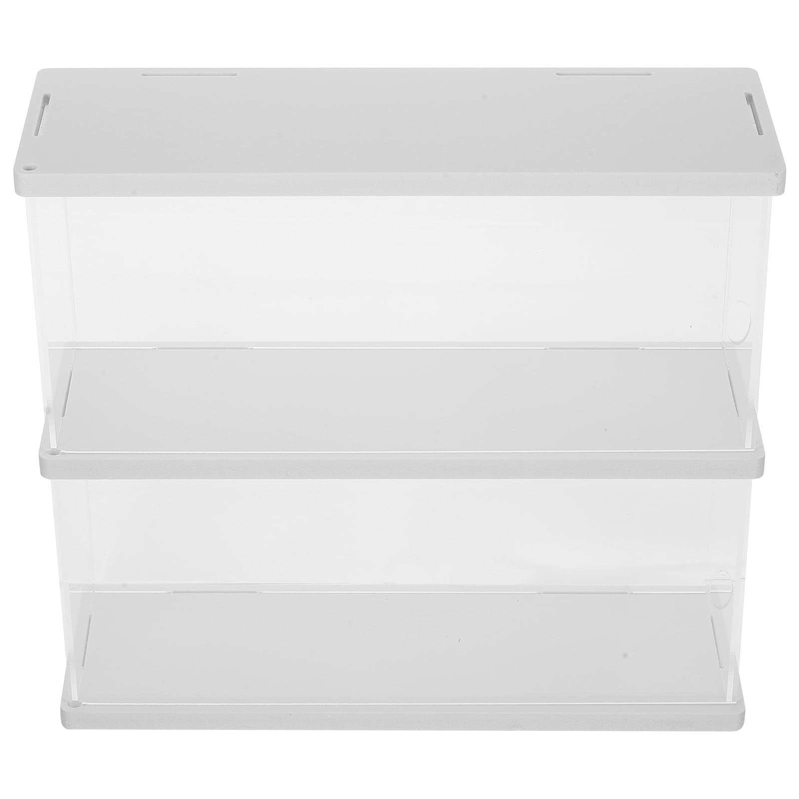 OUNONA Acrylic Display Box for Action Figures with Double Layer Design ...