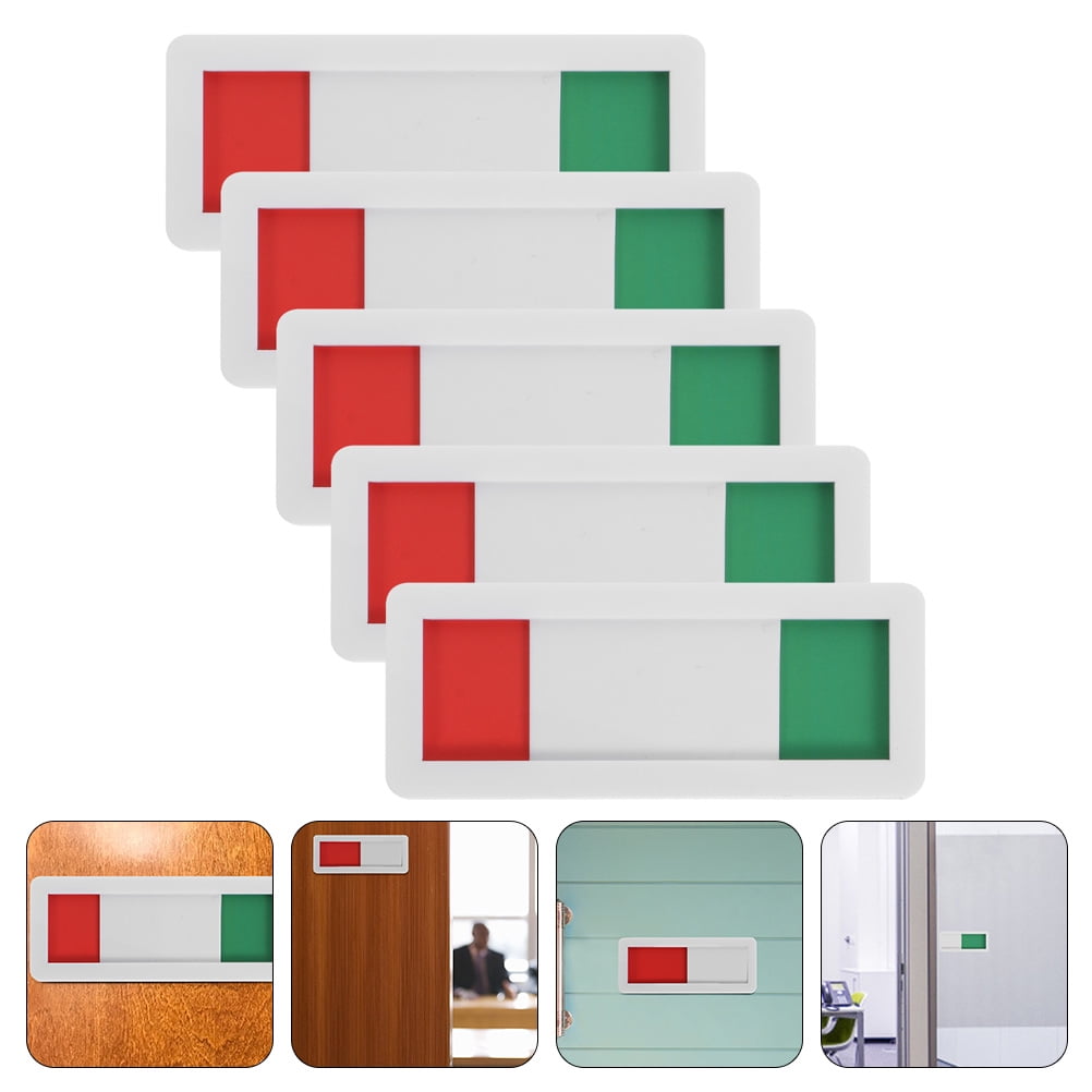 OUNONA Acrylic Office Door Sign for Conference Room Use with Sliding ...