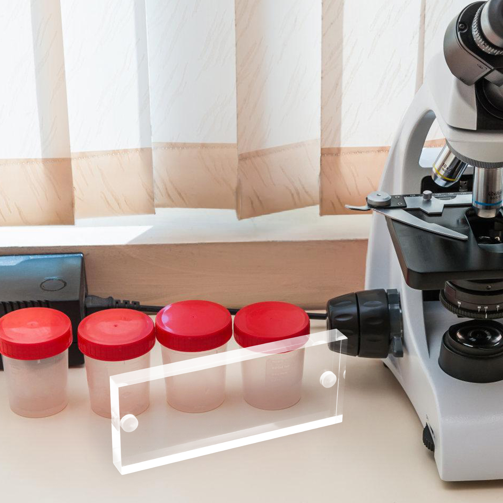 OUNONA Acrylic Optical Lens for Science Teaching Semicircular Rectangle ...