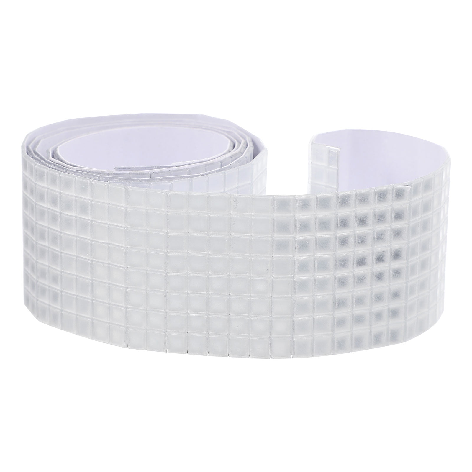 OUNONA Acrylic Patch Mirror Disco Tiles Oval Stickers Waterproof Silver ...