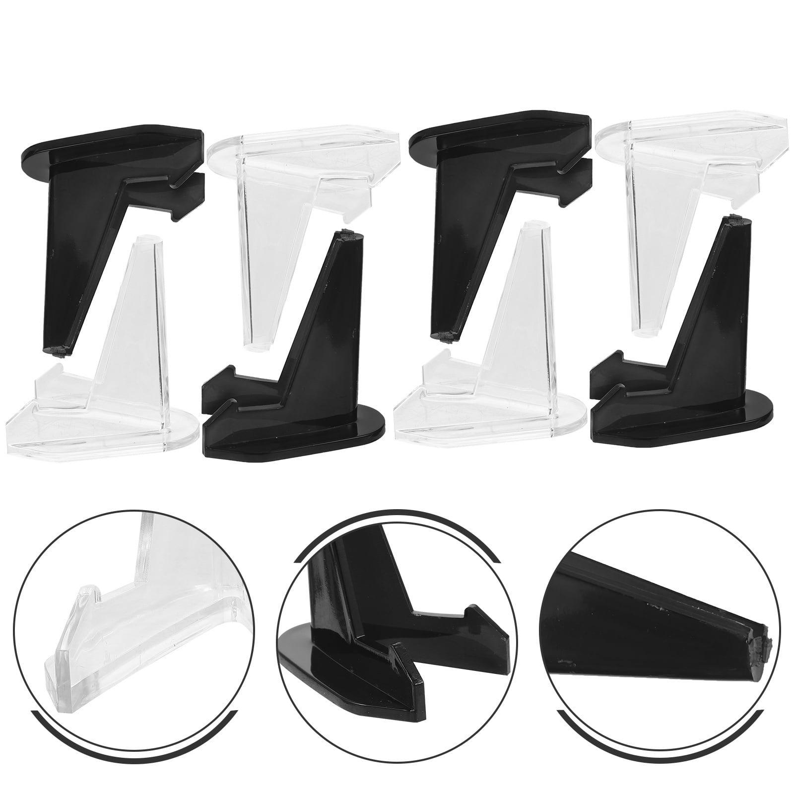 OUNONA Acrylic Photo Stand for Tabletop Display Assorted Color ...