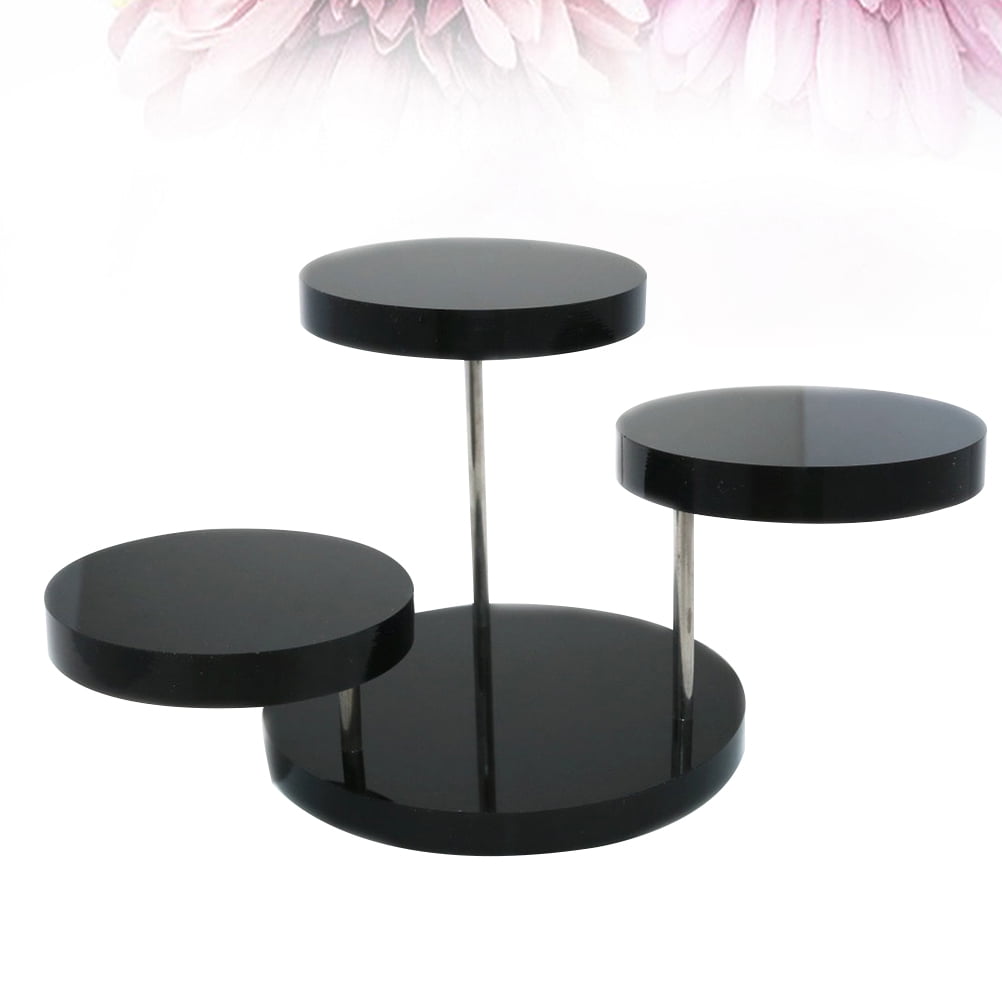OUNONA Acrylic Ring Display Stand Circular Jewelry Rotating Ring ...