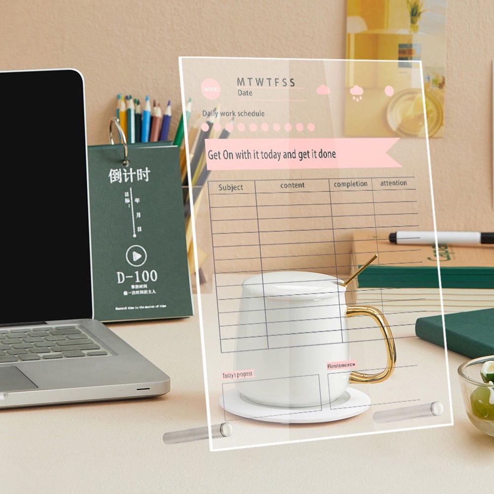 OUNONA Acrylic Table Card for Wedding Decor Transparent Display Stand ...