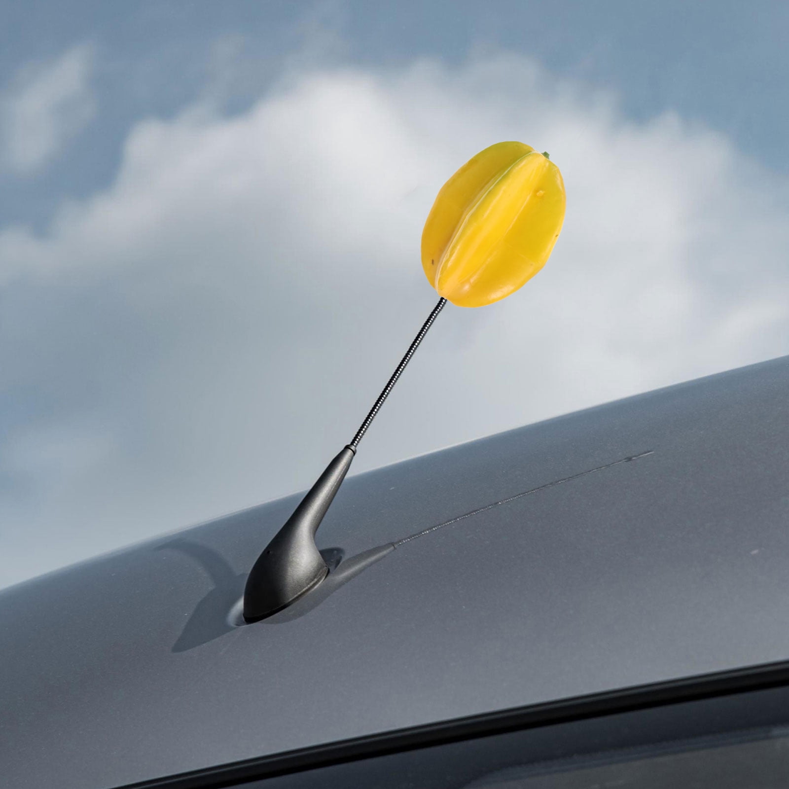 OUNONA Adorable Carambola Topper Car Antenna Decoration Faux Fruit ...